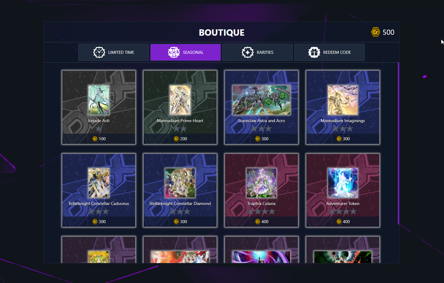 Game Update - The Boutique - Yu-Gi-Oh! Dueling Nexus - Free Yu-Gi-Oh! Online Game